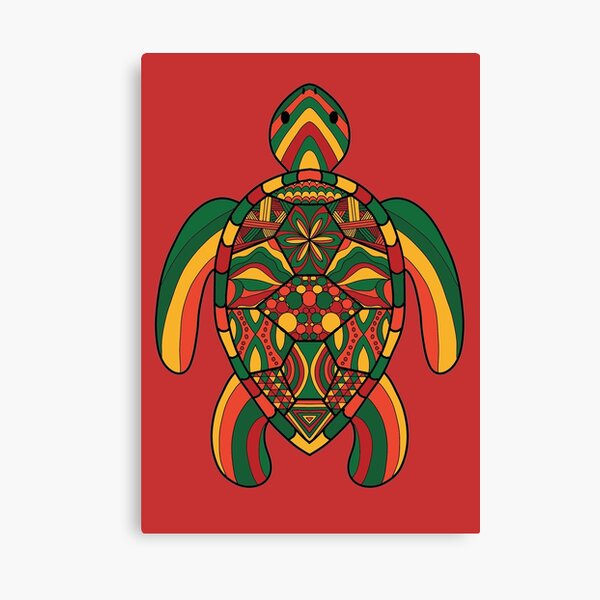 Trippy Turtle Canvas Prints | Redbubble