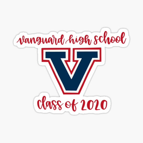 "Vanguard high school sticker" Sticker by adisensmith | Redbubble