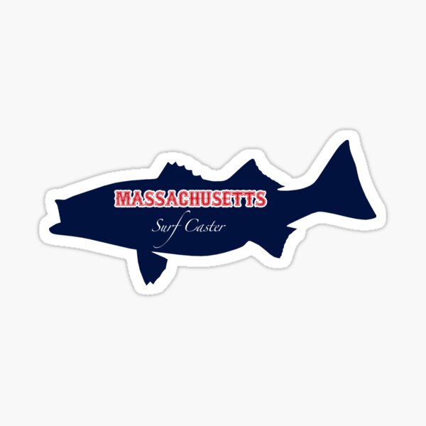 "Massachusetts Surf Caster " Sticker for Sale by unionpride | Redbubble
