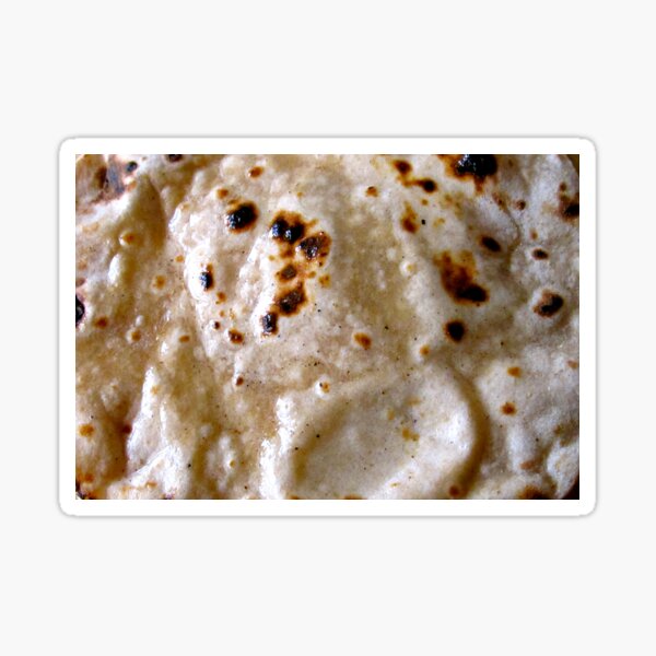 "Roti Face Mask West Indian Roti Buss Up Shot" Sticker for Sale by ...