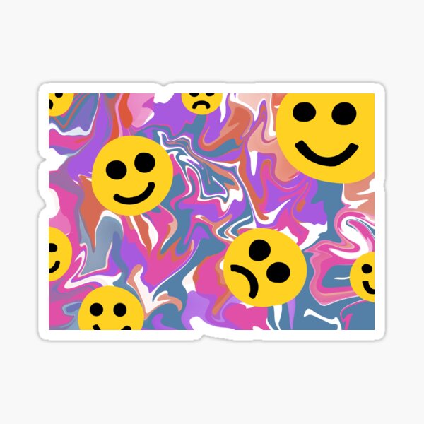 "Smiley #2" Sticker for Sale by gsimons | Redbubble