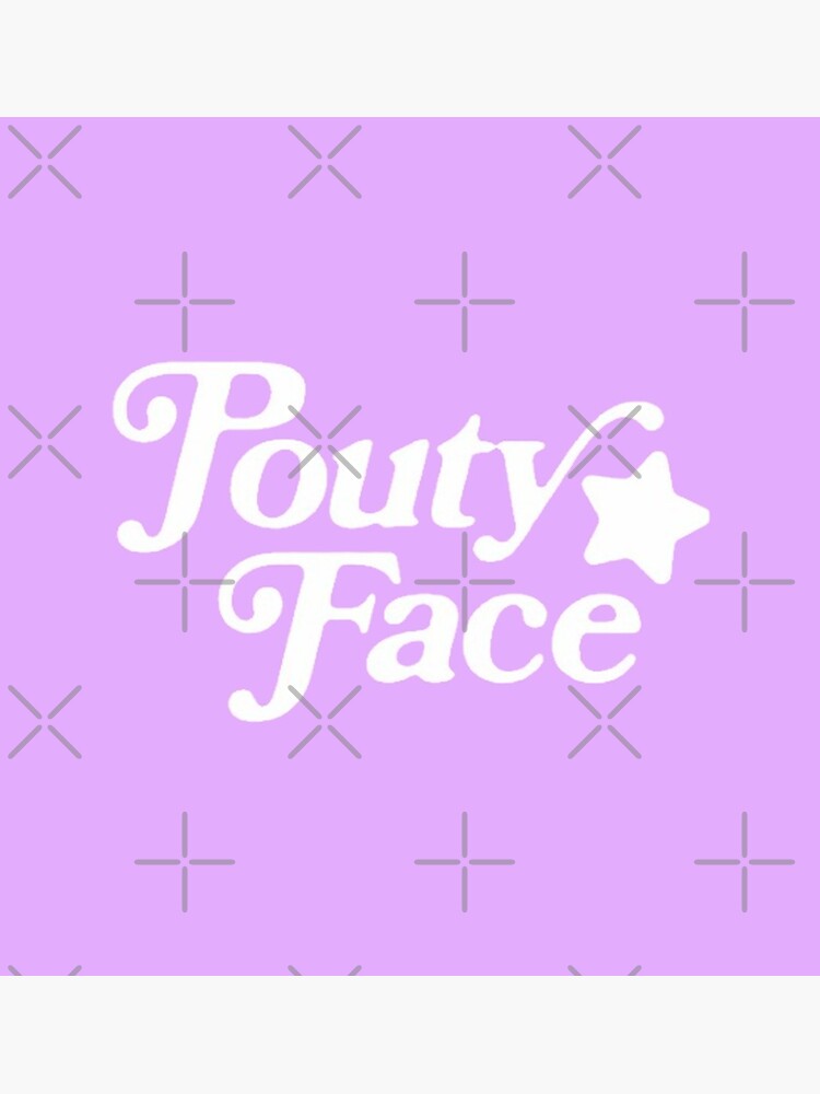 "pouty face" Art Print for Sale by basakyavuz | Redbubble