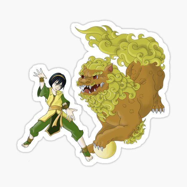 "Toph" Sticker by annaoprandi | Redbubble
