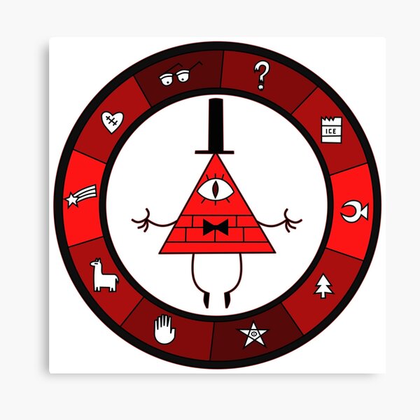 Bill Cipher Wheel Canvas Prints | Redbubble