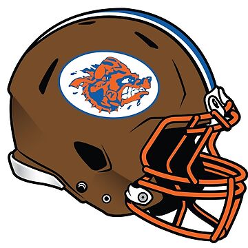 "SCLSU Mud Dogs Helmet" Poster for Sale by HeyBeardMon | Redbubble