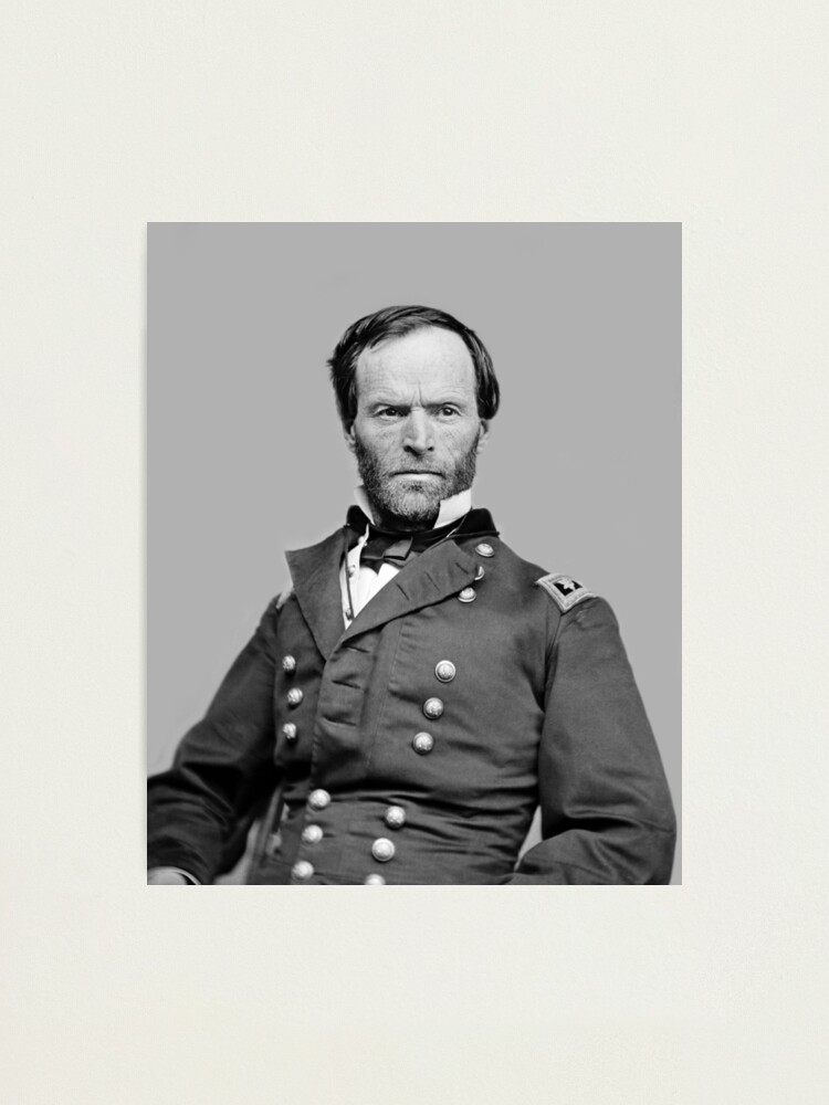 "General William Tecumseh Sherman Portrait - 1864" Photographic Print ...