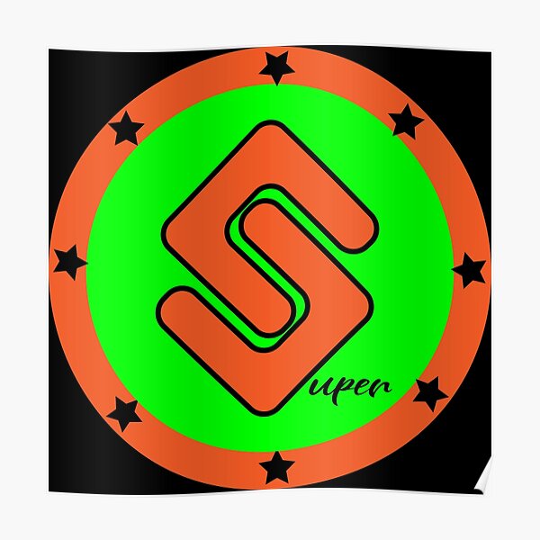 "Super logo" Poster by Type-Design | Redbubble