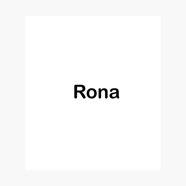 "Rona Virus, social distancing meme" Photographic Print for Sale by ...