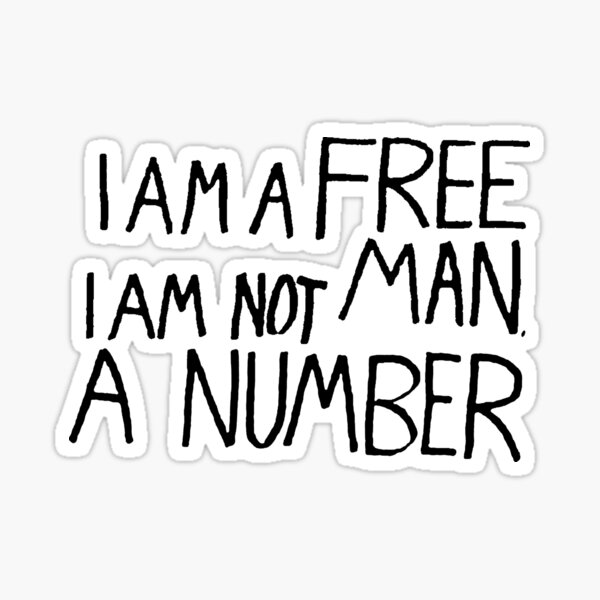 "I AM NOT MAN" Sticker by EUhavingalaugh | Redbubble