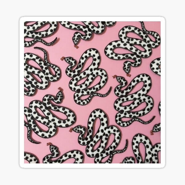 "Pink snakes " Sticker by asun5 | Redbubble