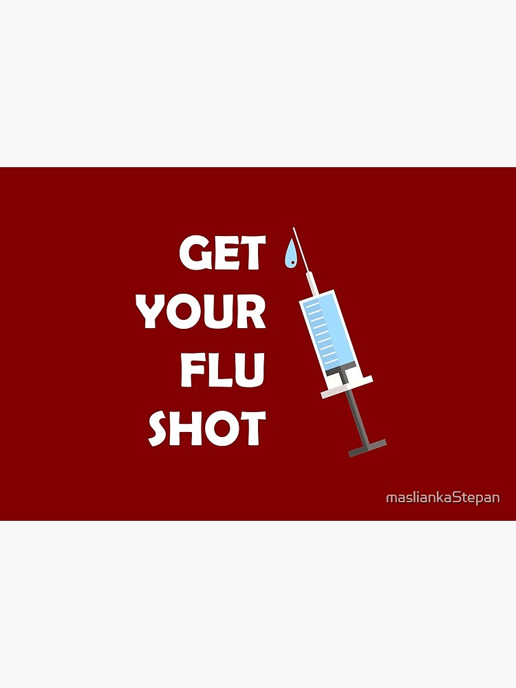"Get Your Flu Shot Funny Vaccination" Mask by masliankaStepan | Redbubble