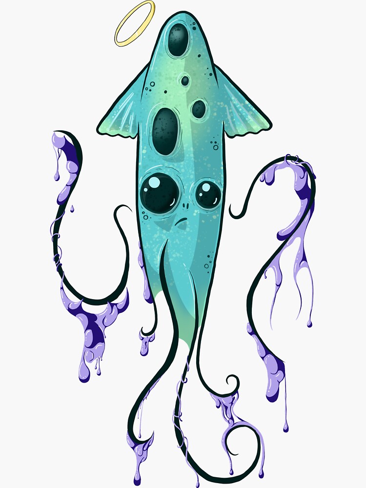 "Skwid" Sticker for Sale by StickyDrip | Redbubble