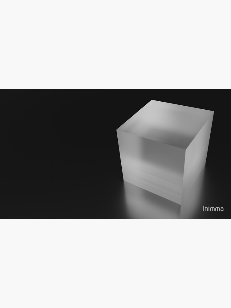 "Translucent Cube Wallpaper" Poster for Sale by Inimma | Redbubble