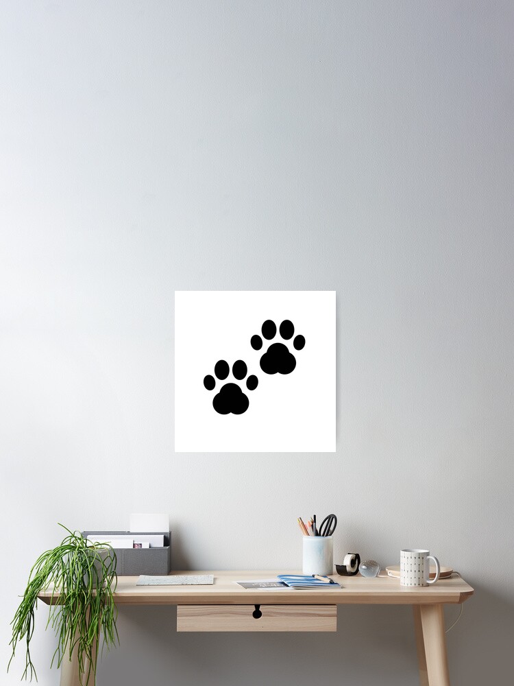 "Panda footprints" Poster by Leader Designer | Redbubble