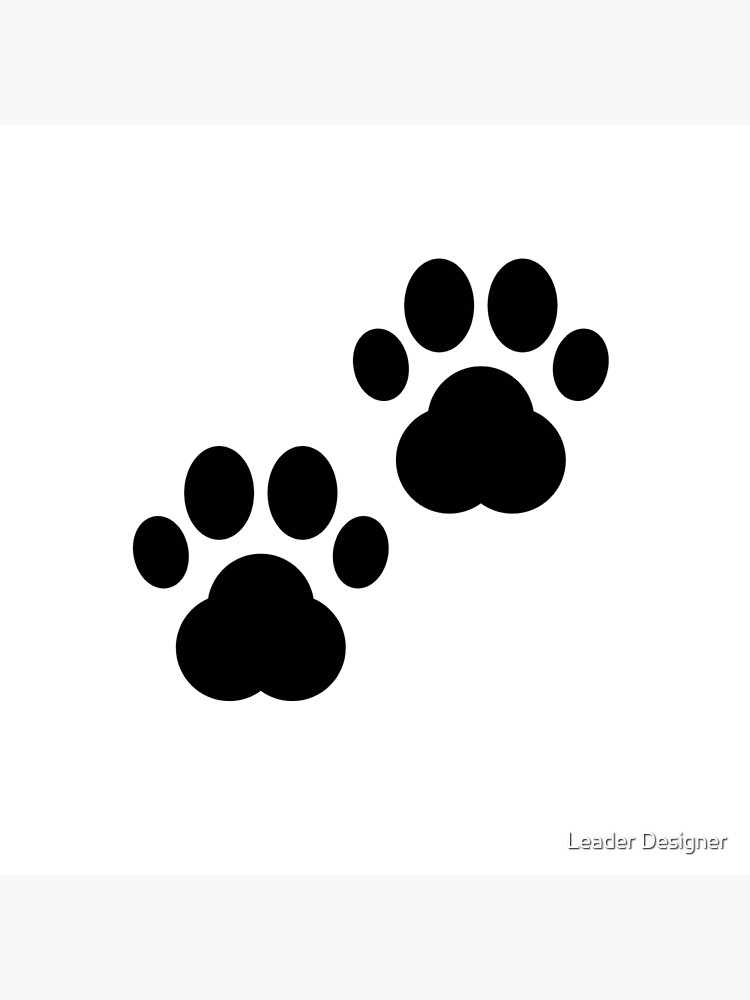 "Panda footprints" Poster by Leader Designer | Redbubble