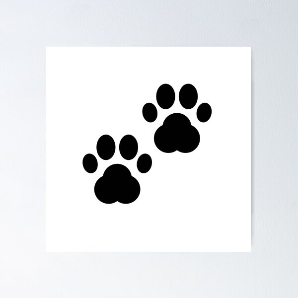 "Panda footprints" Poster by Leader Designer | Redbubble