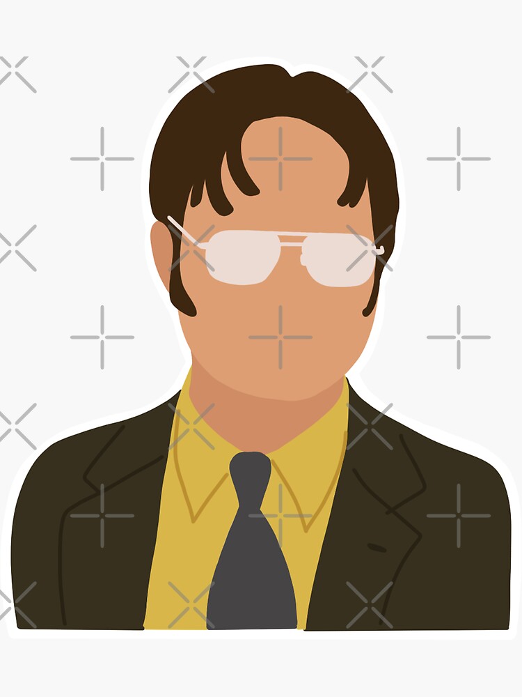 "Dwight " Sticker by ashcork | Redbubble