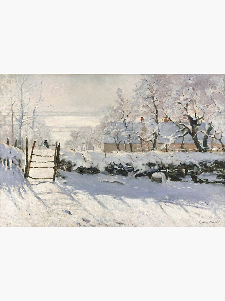 "Claude Monet - The Magpie" Poster for Sale by Impressionist Masters ...