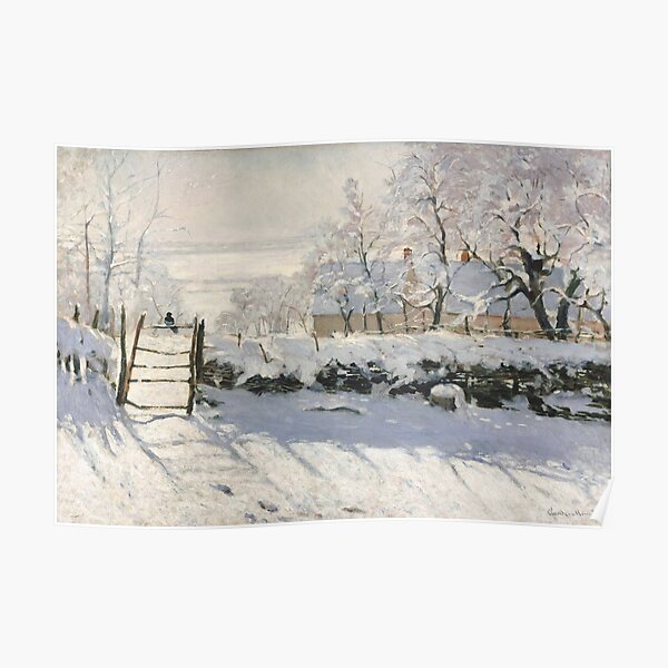"Claude Monet - The Magpie" Poster by Monetlover | Redbubble