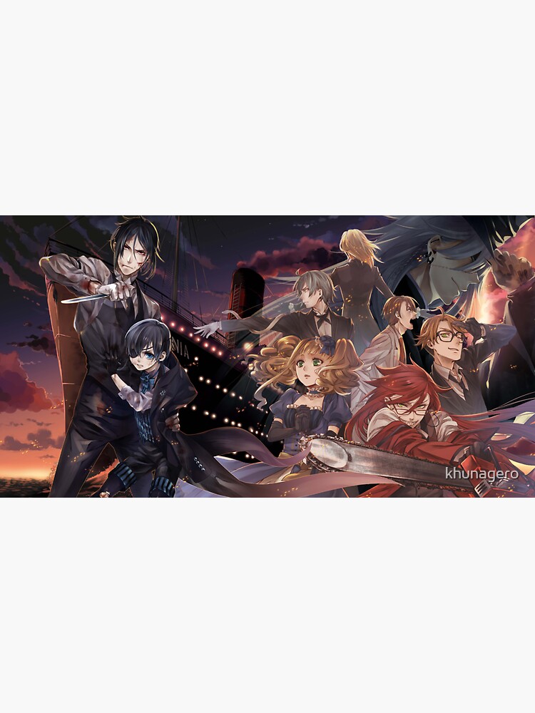 "Black Butler" Sticker for Sale by khunagero | Redbubble