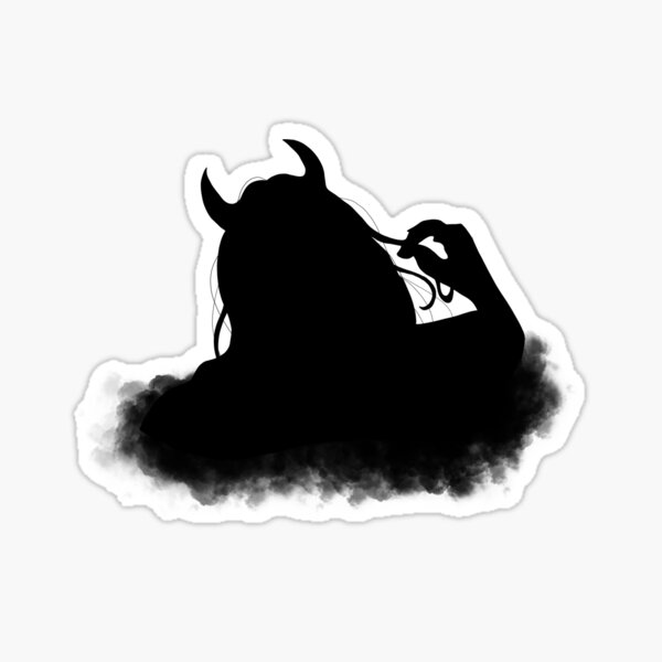 "Devil Woman" Sticker by Trinitykequinn | Redbubble