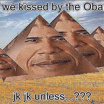 "What if we kissed by the Obamids?? Meme" Sticker for Sale by ...
