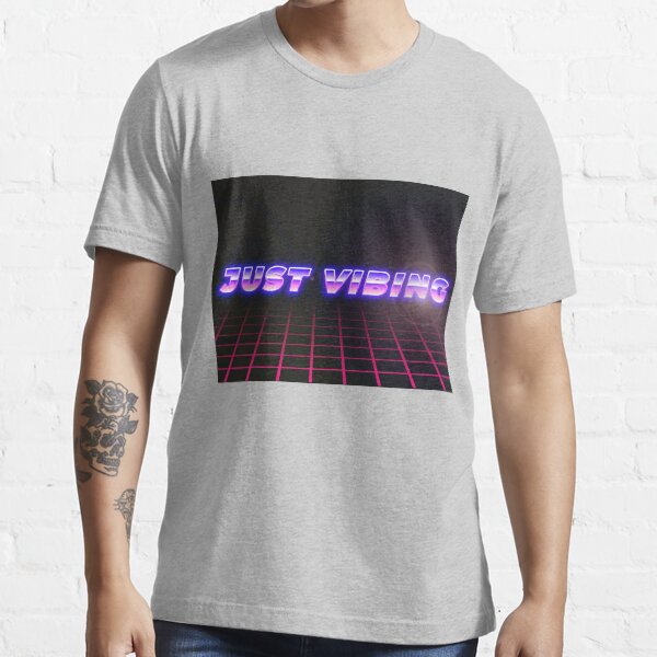 "just vibing" T-shirt for Sale by luvelybeans | Redbubble | just vibing ...
