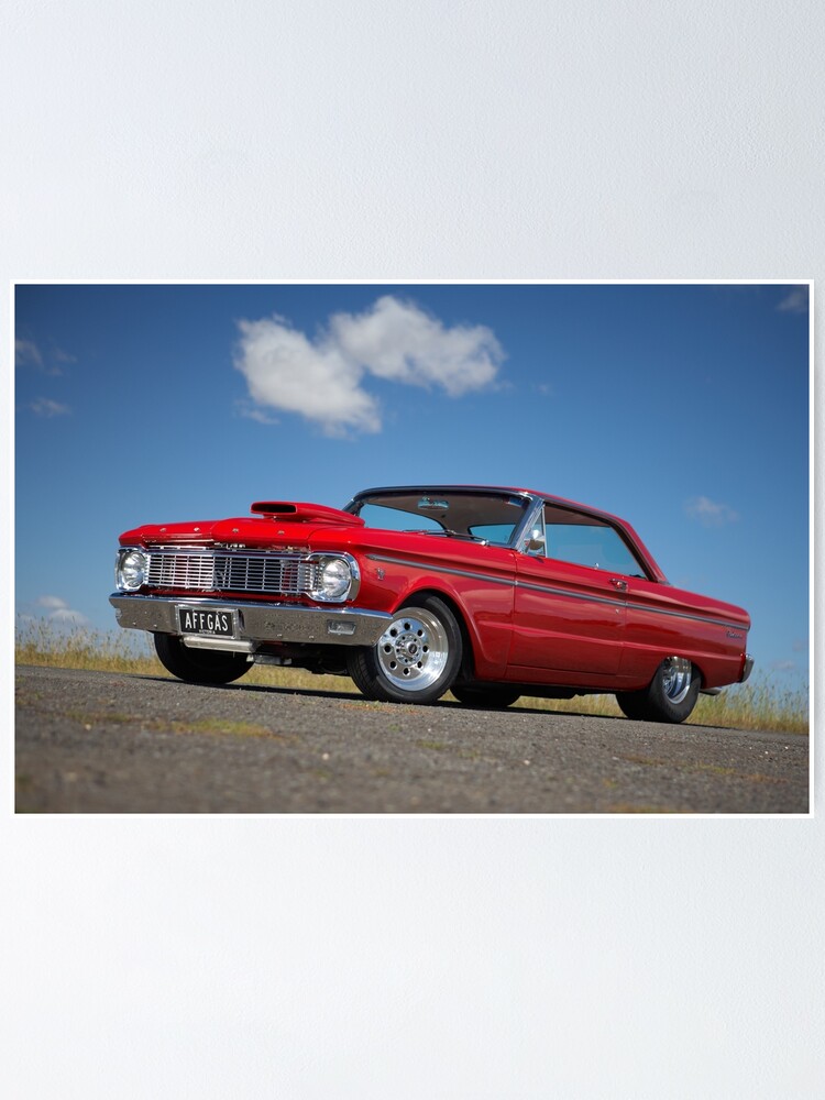 Póster «Ford Falcon XP Coupe rojo» de jjphoto | Redbubble