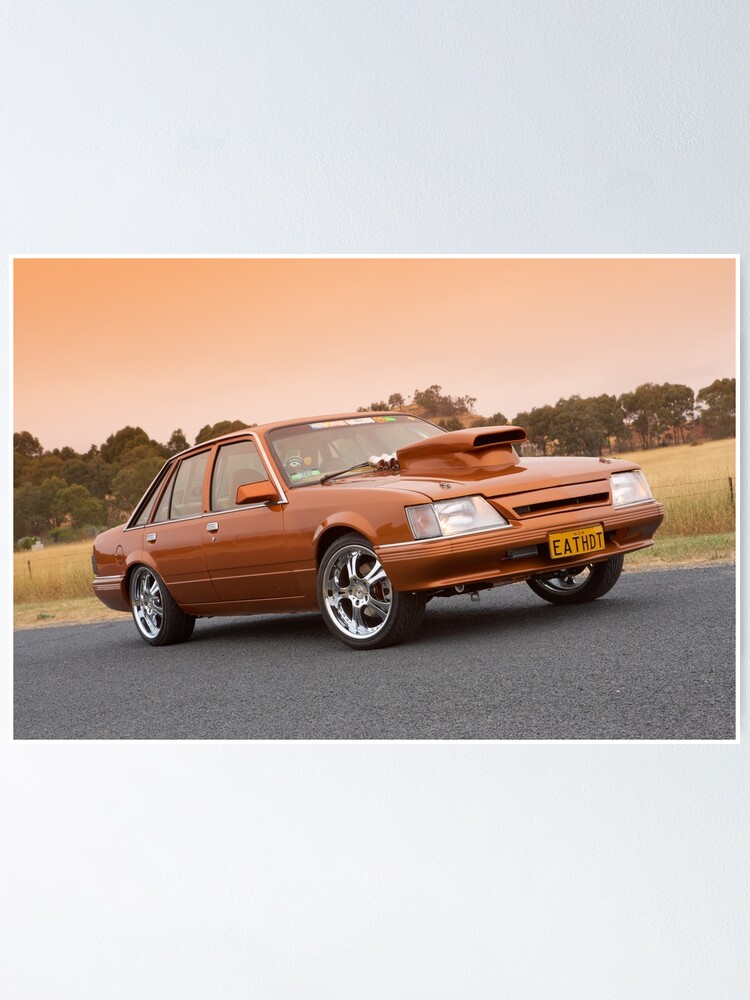 "Gold Holden VK Commodore" Poster by jjphoto | Redbubble