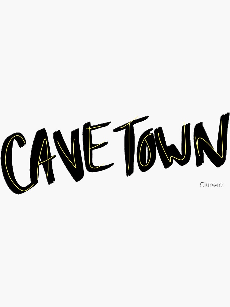 Pegatina «CAVETOWN- Letrero de neón» de Clursart | Redbubble
