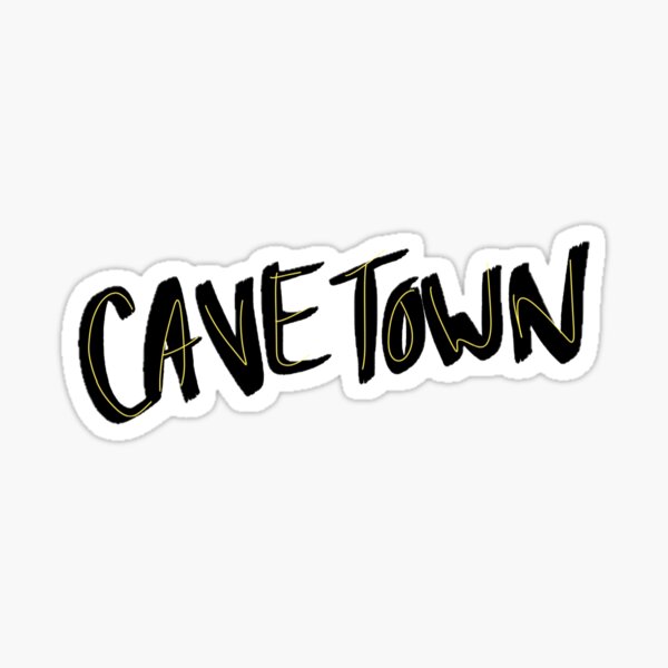 "CAVETOWN- Neon Sign" Sticker for Sale by Clursart | Redbubble