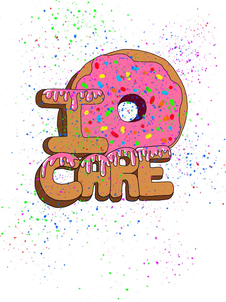 "We never care!" Sticker by daya0106 | Redbubble