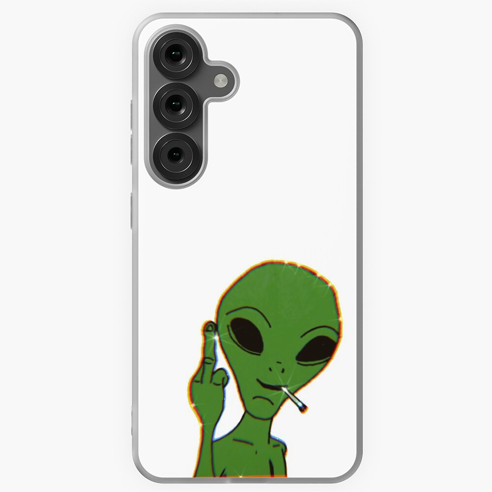 "Alien middle finger " Sticker for Sale by rabeecia | Redbubble