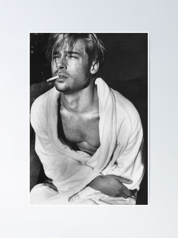 Brad Pitt Poster For Sale By Robadict Redbubble