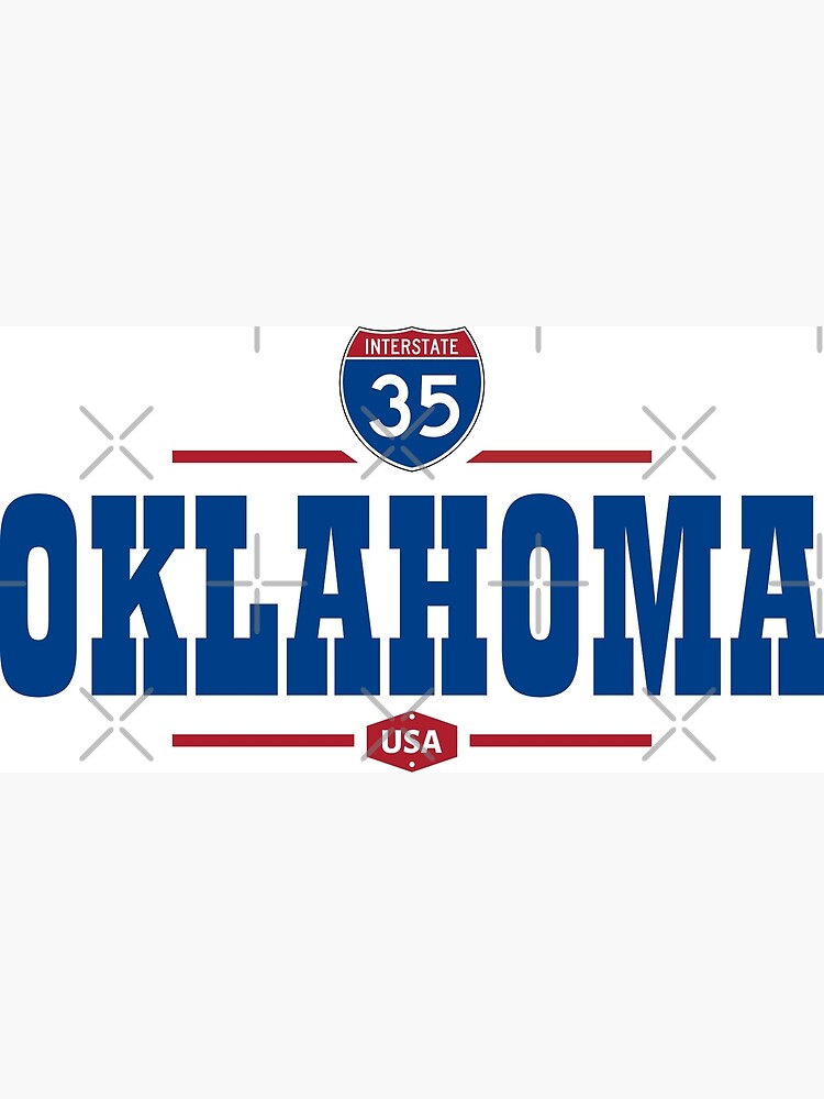 "Interstate 35 Oklahoma USA" Poster for Sale by Kiwidom | Redbubble