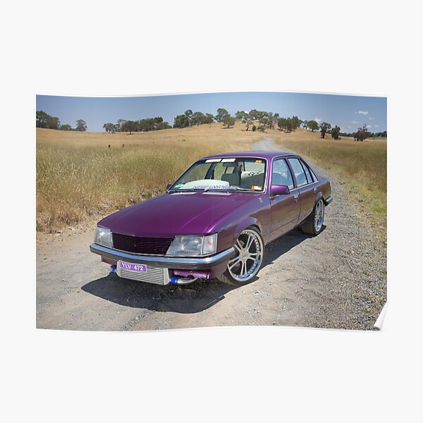 "Purple Holden VH Commodore" Poster by jjphoto | Redbubble