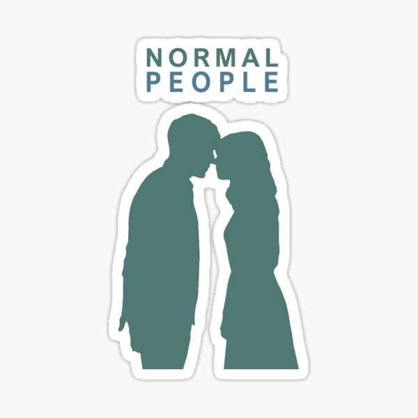 "Normal people - poster" Sticker for Sale by honeykurt | Redbubble