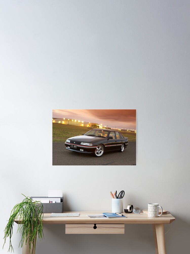 "Black Holden VN SS Commodore" Poster for Sale by John Jovic | Redbubble