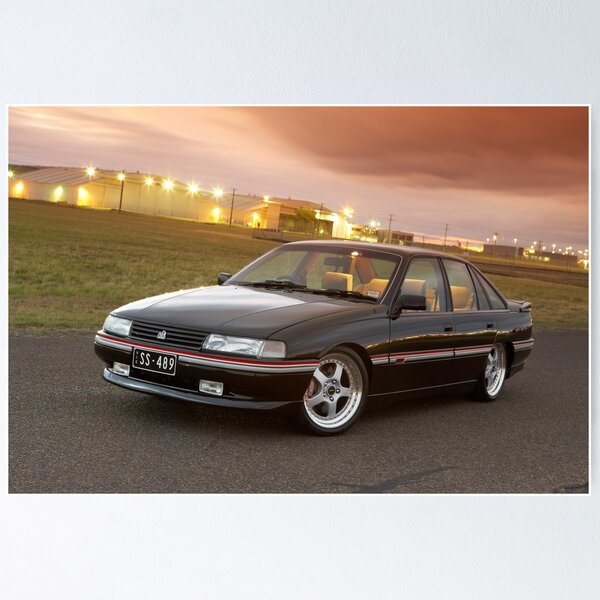 "Black Holden VN SS Commodore" Poster for Sale by John Jovic | Redbubble