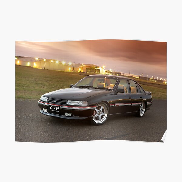 "Black Holden VN SS Commodore" Poster by jjphoto | Redbubble