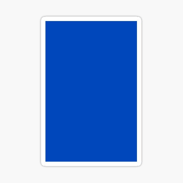"CHROMA KEY BLUE - CORRECT HEX COLOR FOR VIDEO MAKING " Sticker by ...