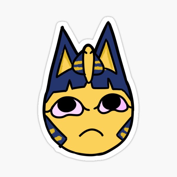 "Ankha" Sticker by garbuge | Redbubble