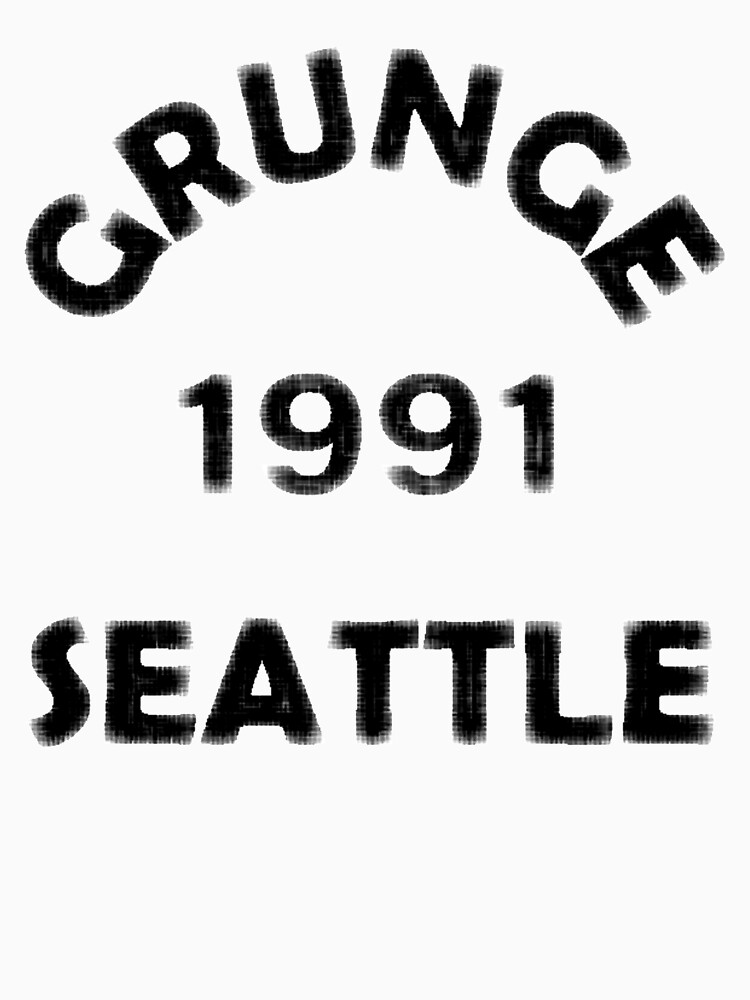 "Grunge 1991 Seattle " T-shirt by grungeinspired | Redbubble | nirvana ...