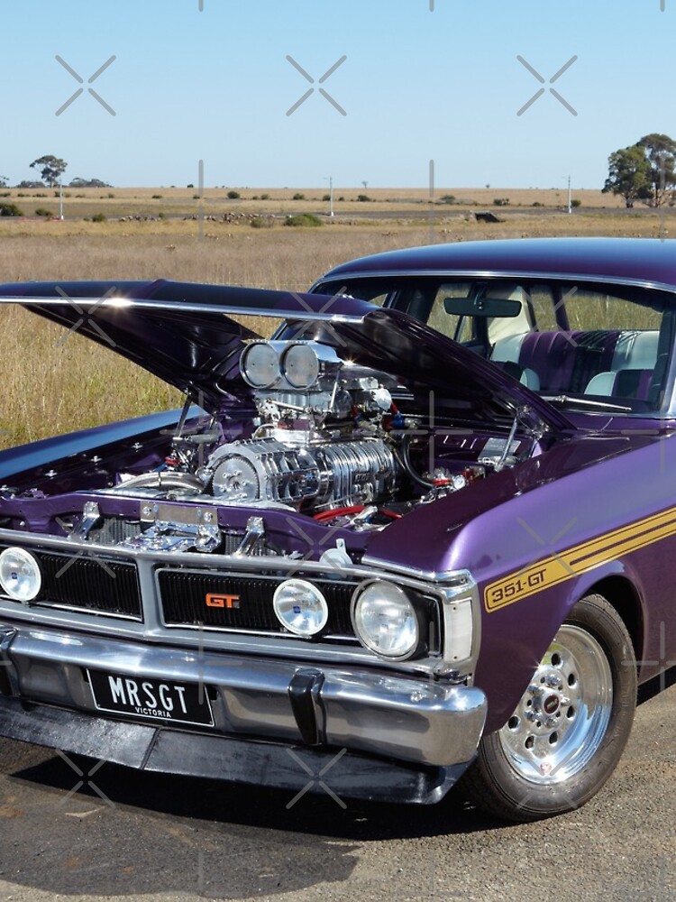 "Supercharged 1970 Wild Violet Ford Falcon XY" iPhone Case for Sale by ...