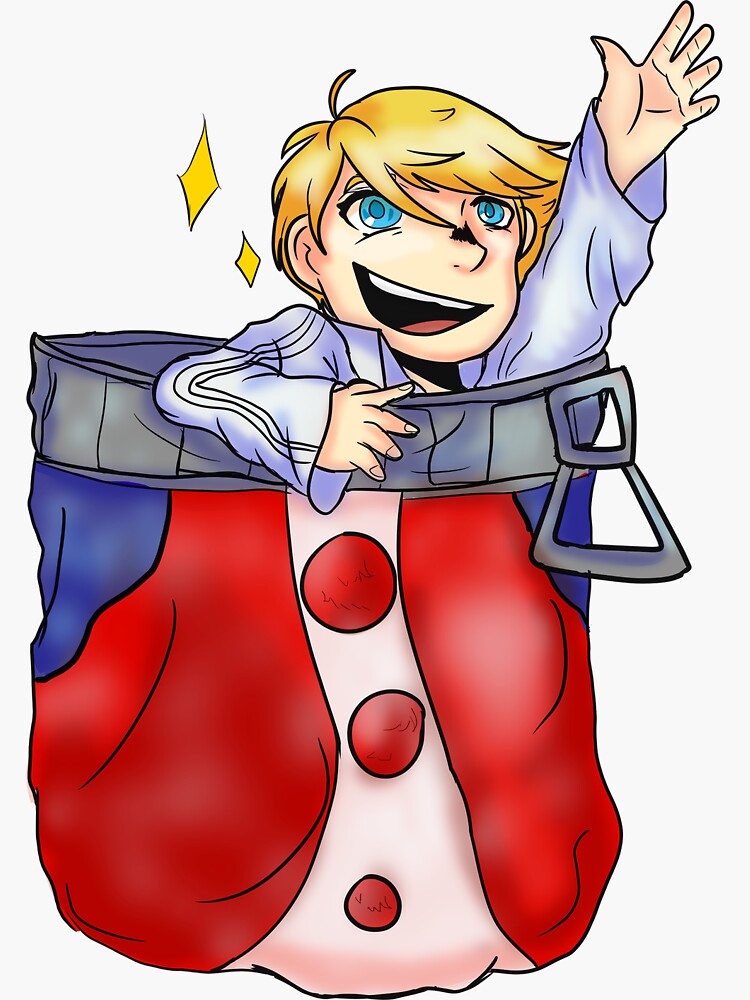 "Persona 4 pocket human Teddie " Sticker for Sale by CharaSquad12 ...