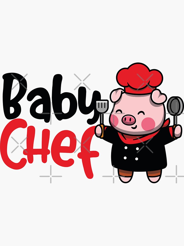 "Baby chef " Sticker by ohdesigno | Redbubble