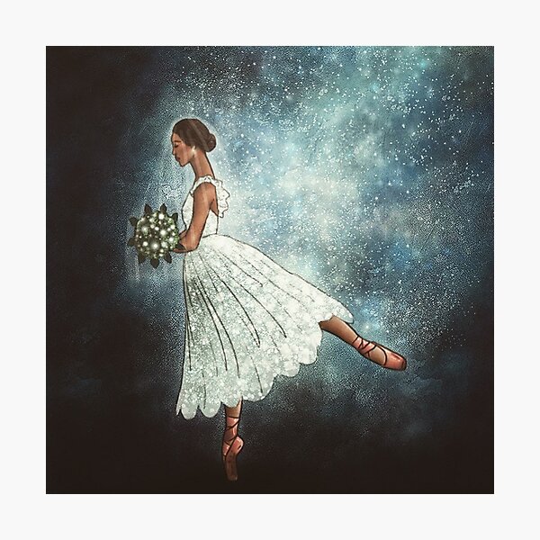 "Ghost Bride Giselle Ballet Illustration" Photographic Print by ...