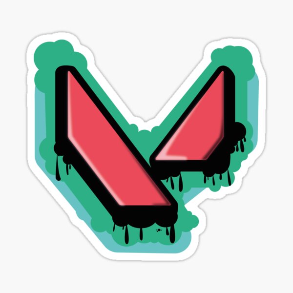 Valorant Logo Stickers | Redbubble
