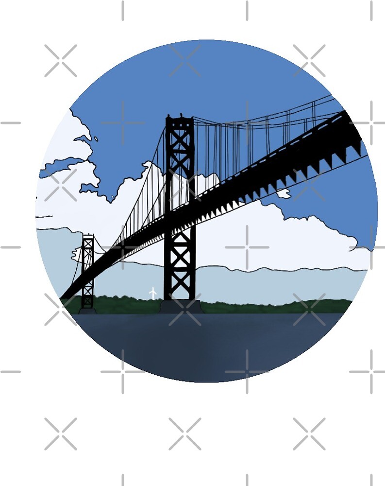 "Mount Hope Bridge at Roger Williams " by krh327 | Redbubble