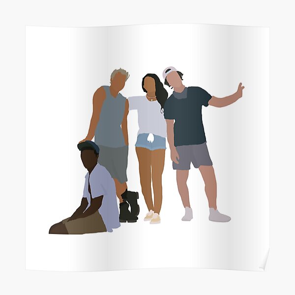 "outer banks squad " Poster by tarynhannah | Redbubble